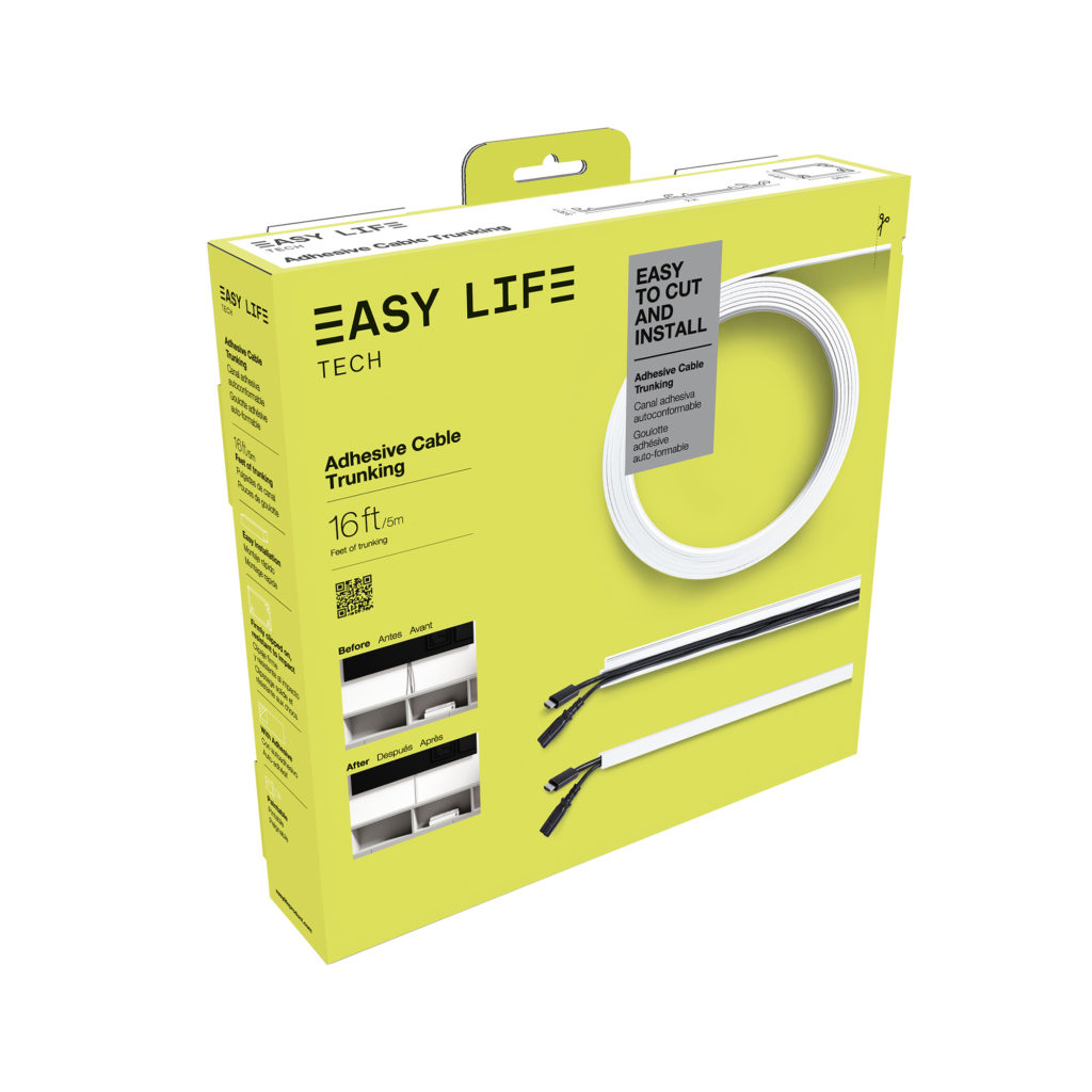 16 ft Adhesive Cable Trunking – EasyLifeTech Cable Management